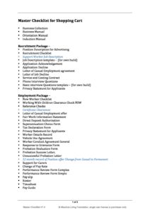 master-checklist – Absolute Living. PA